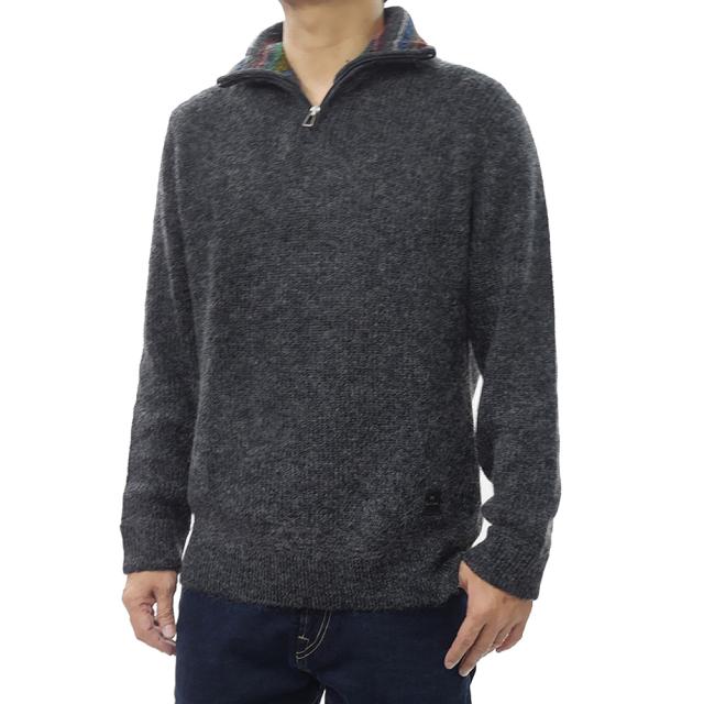 PS PAUL SMITH ポールスミス メンズ ジップアップセーター M2R 503Z T22527 チャコール