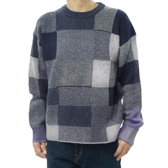 PS PAUL SMITH ポールスミス メンズ クルーネックニット セーター M2R 505Z T22521 ネイビー