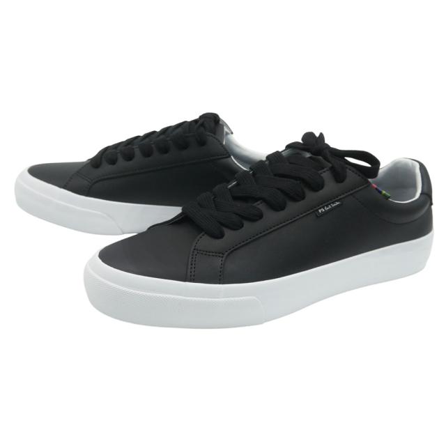 2025 秋冬新作！ PS PAUL SMITH ポールスミス メンズ スニーカー 靴 シューズ ローカット M2S AMS02 NLEA / AMOS ブラック