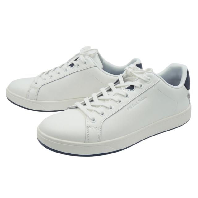 2025 秋冬新作！ PS PAUL SMITH ポールスミス メンズ スニーカー 靴 シューズ ローカット M2S ALY01 MCAS / ALBANY ホワイト