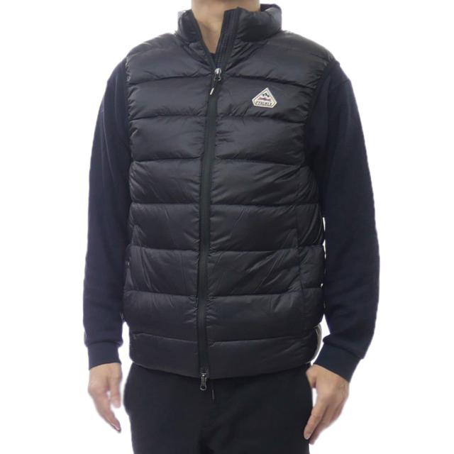 2025 秋冬新作！ PYRENEX ピレネックス メンズ ダウンベスト HMY027 / ARIAL VEST ブラック