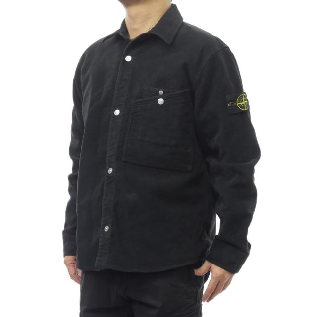 2025 秋冬新作！ STONE  ストーンアイランド メンズ シャツジャケット 1200019 ブラック
