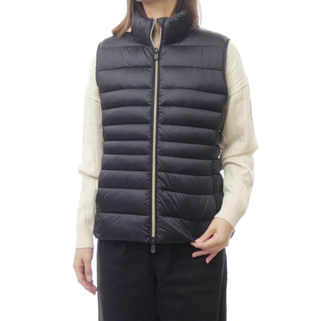 セールAW SAVE THE DUCK セーブザダック レディース中綿ベスト D88490W IRIS21 / LYNN ブラック
