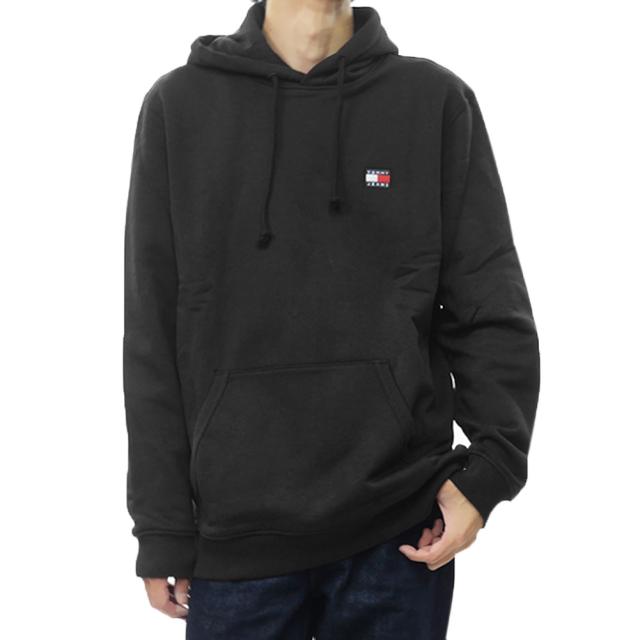 2025 秋冬新作！  JEANS トミージーンズ パーカー メンズ プルオーバー DM20258 ブラック