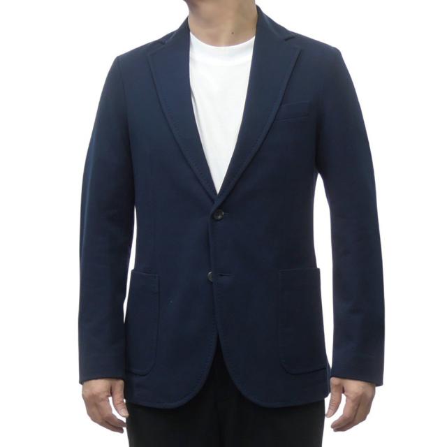 セールSS CIRCOLO1901 チルコロ1901 ジャケット メンズ シングル 2Bジャケット CN4650 ジャージージャケット ビジネス ブランド ダークネイビー