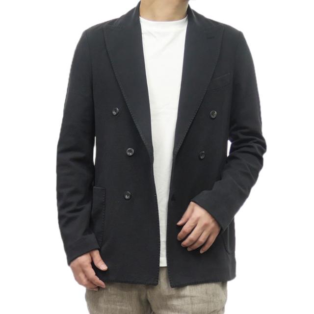 セールSS CIRCOLO1901 チルコロ1901 ジャケット メンズ ダブル 6B ジャケット CN4697 イージージャケット 羽織り アウター ブランド カジュアル きれいめ 上品 ビジネス 通勤 ブラック