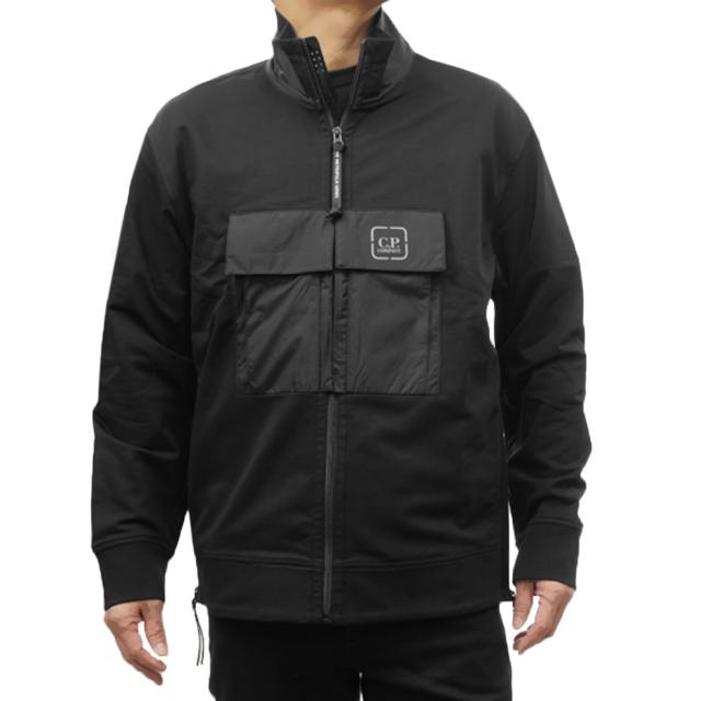 セールSS C.P. COMPANY シーピーカンパニー スウェットブルゾン メンズ 18CLSS012A 006452M Metropolis ブラック