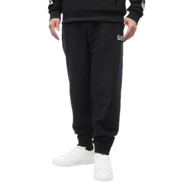 セールSS EMPORIO ARMANI エンポリオアルマーニ EA7 スウェットパンツ メンズ コットン 綿100％ 7M000315 AF13527 ブラック