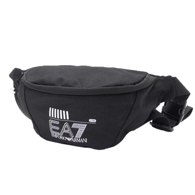セールSS EMPORIO ARMANI エンポリオアルマーニ EA7 バッグ メンズ ボディバッグ 245079 CC940 ブラック×ホワイト 定番人気商品