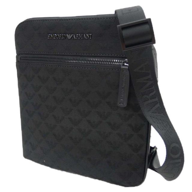 セールSS EMPORIO ARMANI エンポリオアルマーニ バッグ メンズ ショルダーバッグ Y4M185 Y022V ブランド ロゴ ブラック 定番 人気商品