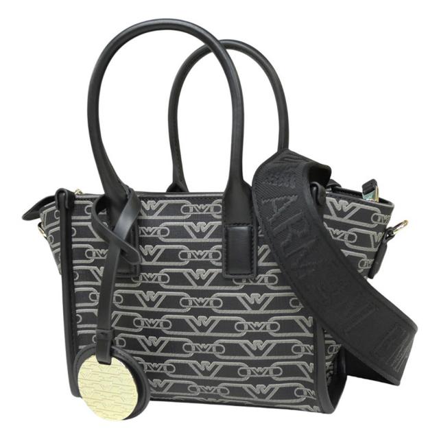 セールSS EMPORIO ARMANI エンポリオアルマーニ バッグ レディース ミニハンドバッグ EW000371 AF11951 ブラック