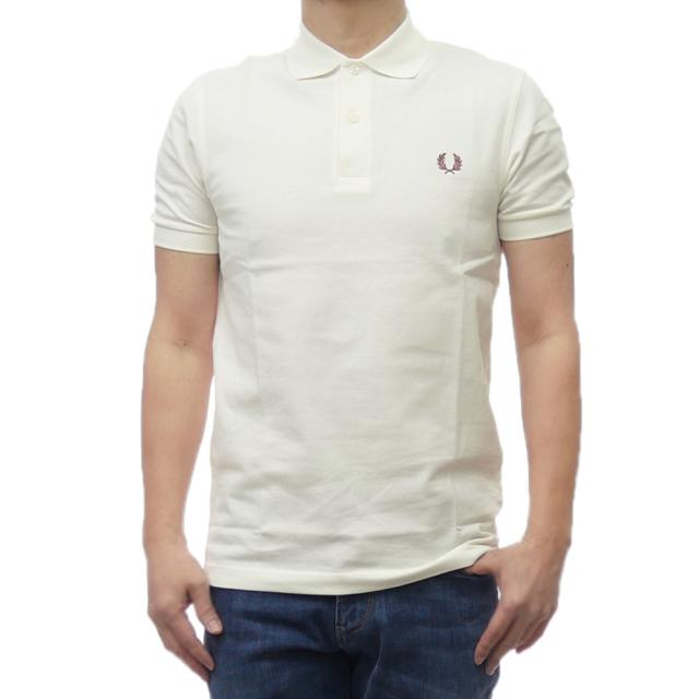 セールSS FRED PERRY フレッドペリー ポロシャツ 半袖 メンズ 鹿の子 コットン 綿100％ M6000 THE FRED PERRY SHIRT 無地 ワンポイント ブランド ロゴ カジュアル スポーティ 大きいサイズ オフホワイト