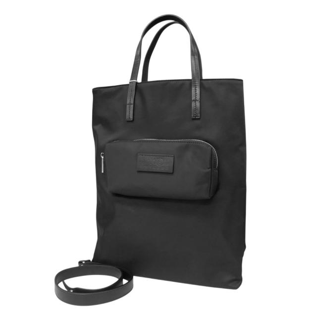 セールSS MM6 エムエムシックス バッグ メンズ トートバッグ SB5WC0018 P6416 ブラック