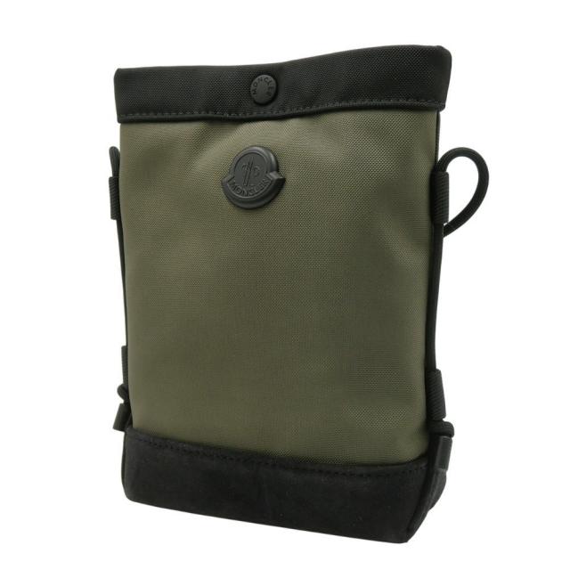 セールSS MONCLER モンクレール バッグ メンズ ミニポーチ フォンポーチ 6B00001 M6264 / TECH PHONE CASE モスグリーン