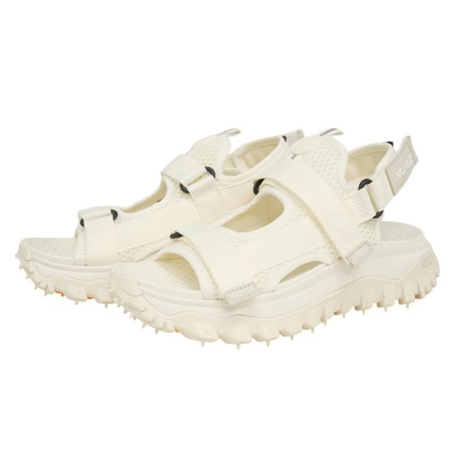 セールSS MONCLER モンクレール サンダル レディース ストラップサンダル 4L00070 M3808 / TRAILGRIP VELA ホワイト