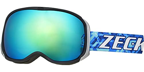 ZECK （ゼック） スノーゴーグル ゴーグル CZ-17J アジアンフィット マットブラック スノーボード スキー ダブルレンズ zkg0001