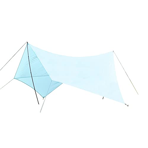 MONORAL (モノラル) キャンプ タープ (空色) スカイフィルム200SIL 変形五角形 MT-0033 / 2〜4人