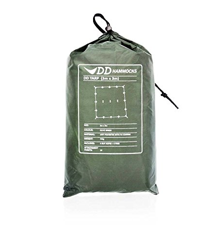 DD Hammocks DD タープ ３×３ (オリーブグリーン）日本正規品