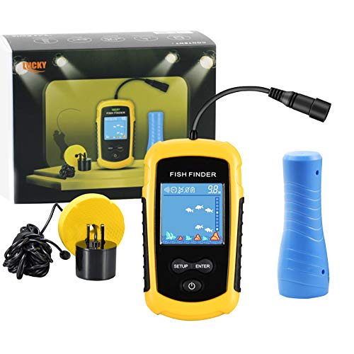 LUCKYLAKER 氷釣り カヤック 釣り ポータブル 魚群探知機 ワカサギ 海 ボート 魚探 フィッシング 携帯 小型 SUPフィッシング バス釣り