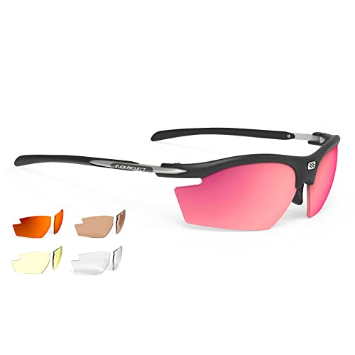 [ルディプロジェクト] RUDY PROJECT ライドン イエローフルオ/インパクトX2調光レーザーブラック