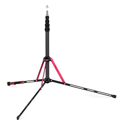 マンフロット(Manfrotto) カーボンナノポールスタンド ライトスタンド 重量750g 収納高51cm 最大耐荷重1.5kg 全伸高197cm カーボン MS0490C