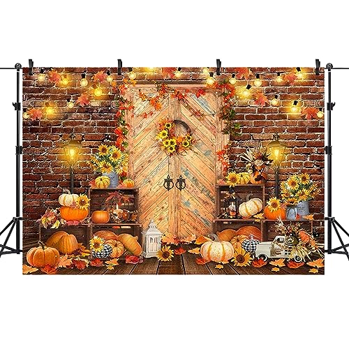 背景紙 バック紙 バックペーパー 壁紙 秋 かぼちゃ ドア ハロウィン 紅葉 イベント パーティー ベビー 装飾 デコレーション 記念写真 スタジオ パーティー [32425-32435] コットン240×180cm