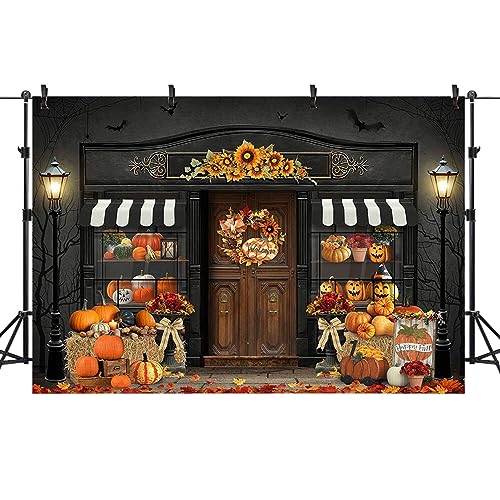 背景紙 バック紙 バックペーパー かぼちゃ ハロウィン 秋 ドア ベビー キッズ 壁紙 装飾 デコレーション スタジオ 記念写真 フォト イベント パーティー [32403-32413] コットン180×120cm