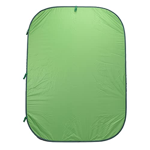 エツミ VLOG クロマキー 背景 スクリーン 折りたたみ式 グリーン/ブルー 182cm×132cm リバーシブル クロマキー 背景 VE-2304