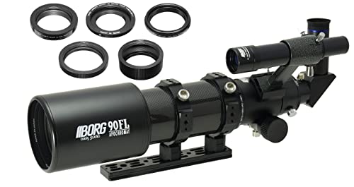 BORG 天体望遠鏡 KT90FL 天体鏡筒＋C&M 屈折 口径90mm 口径500mm 2群2枚フローライトアポクロマート キヤノンEOS&マイクロフォーサーズマウント付属 3911