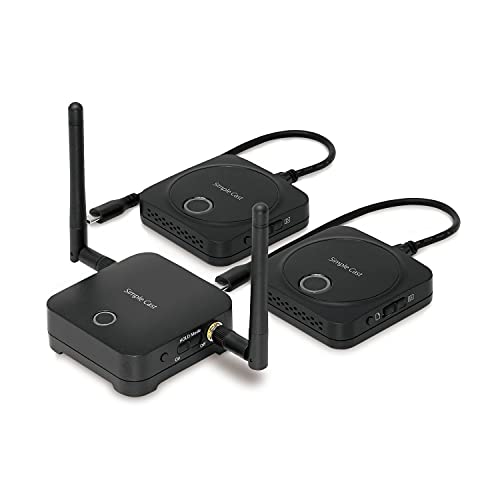 プリンストン ワイヤレスプレゼンテーション Simple Cast2受信機×1台＋送信機(USB Type-C)×2台セットPTW-SPCAST2