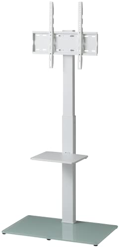 武田コーポレーション 液晶テレビ・角度調節・高さ調節・32~55インチ対応 ホワイト 65×40×146cm 壁寄せTVスタンド N1-KTVL65WH