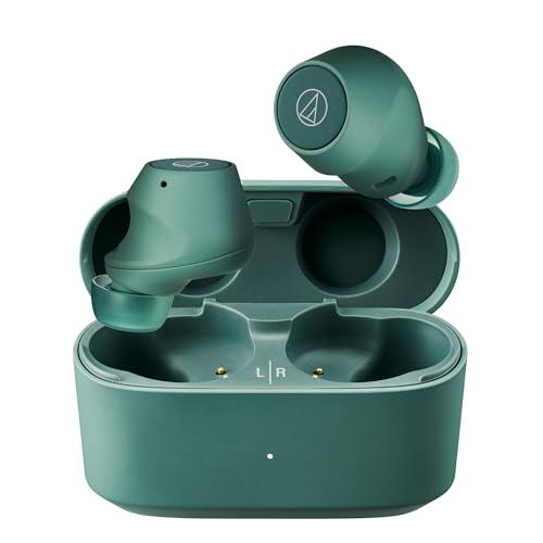 オーディオテクニカ ATH-CKS30TW+(E) ワイヤレスイヤホン bluetooth ノイズキャンセリング 重低音 最大約20時間再生 IP55 防水防塵 マルチポイント対応 小型軽量 アプリ対応 ヒアスルー 低遅延モード 置き忘れ