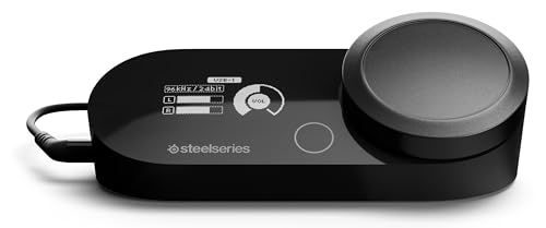 SteelSeries GameDAC Gen 2 有線 ミックスアンプ PS5 PS4 PC MixAmp ゲーミングヘッドセット用 ハイレゾ サラウンド 3.5mmオーディオジャック 光デジタル端子 USB 60262