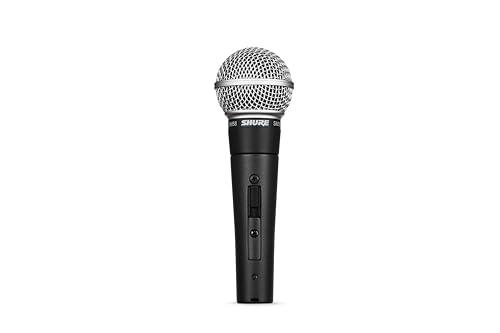 SHURE シュア ダイナミックマイク SM58SE : ON/OFFスイッチ付き マイクスタンド用ネジ有 単一指向性 カーディオイド XLR 有線 ボーカル 歌 ライブ 収録 配信 録音 レコーディング 実況 ゲーム ゲーミング ポッド