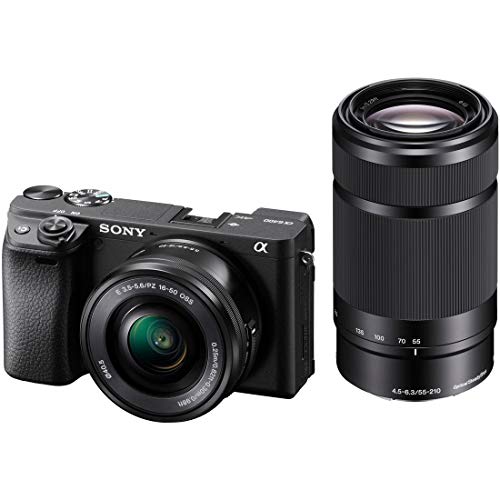 SONY(ソニー) APS-C ミラーレス一眼カメラ α6400 ダブルズームレンズキット(同梱レンズ:SELP1650+SEL55210) ブラック ILCE-6400Y B