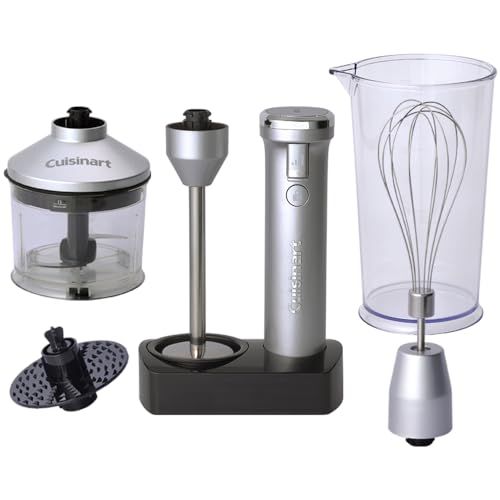 クイジナート コードレス 充電式 ハンドブレンダー チョッパー付 おろしディスク付 つぶす/混ぜる/泡立てる/かき混ぜる/刻む・ミンチ/おろす 軽量 RHB-1070J