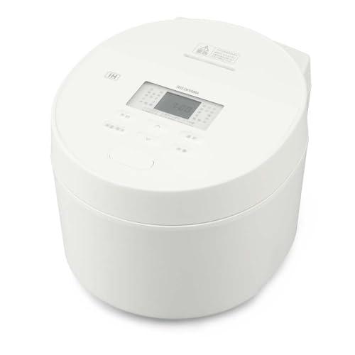 お手入れ簡単/進化した早炊き アイリスオーヤマ 炊飯器 5.5合 IH式 一人暮らし 50銘柄炊き分け機能 早炊き25分 極厚火釜使用 おこのみ炊き分け RC-ISA50-W ホワイト
