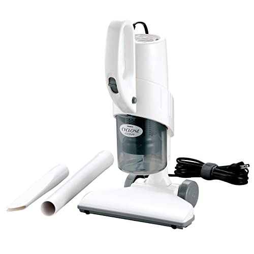 ツインバード 掃除機 サイクロン スティッククリーナー コード式 ハンディ 軽量 コンパクト 2WAY スケルトンブラック HC-E243SBK