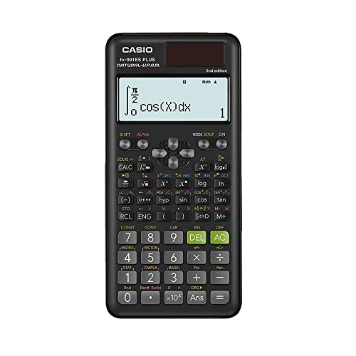 電卓 Casio fx-991ES Plus 2 Scientific Calculator with 417 Functions and Displays, Natural