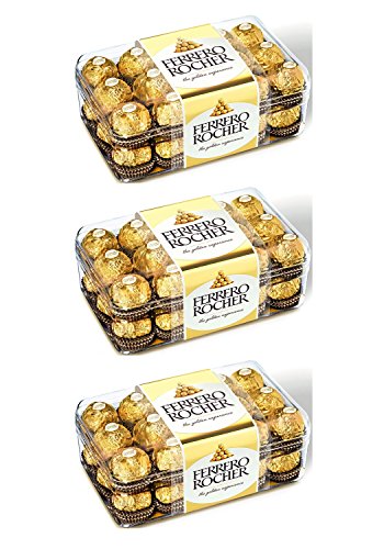 [3箱] フェレロ ロシェ(FERRERO ROCHER) T-30 チョコレート 30粒