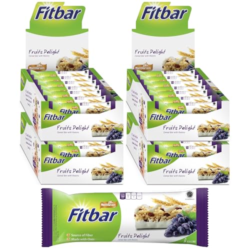 1本100kcal コレステロールゼロ ダイエットシリアルバー トランス脂肪酸ゼロ Fitbar (48本入, フルーツ味)