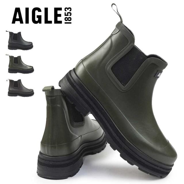 エーグル メンズ 長靴 ソフトレイン2 ZZHNC95 ローカット ラバーブーツ AIGLE SOFT RAIN M2
