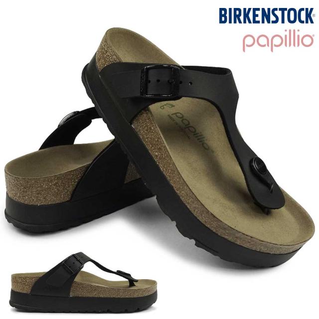 ビルケンシュトック レディース サンダル パピリオ ギゼ PAP フレックス プラットフォーム レギュラーフィット 幅広 Birkenstock GIZEH
