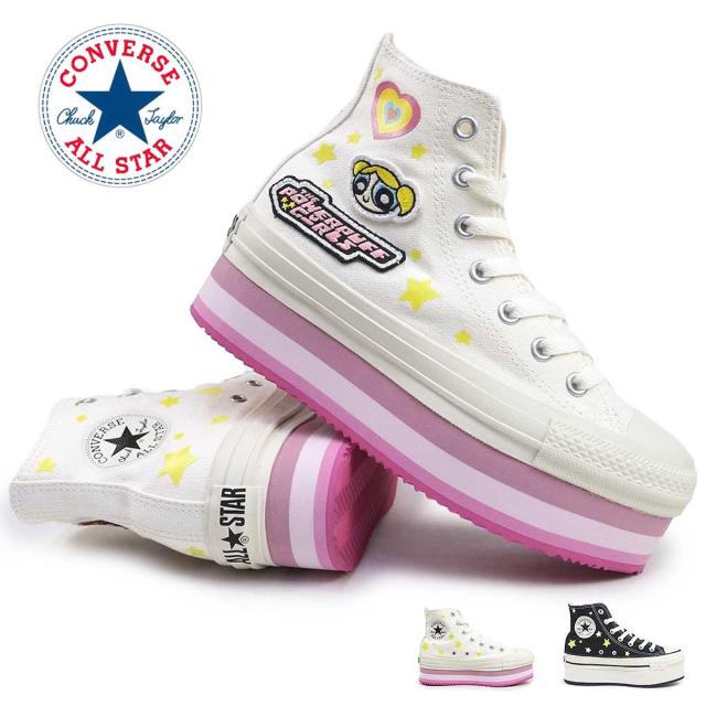 コンバース レディース スニーカー オールスター チャンキーライン HI パワーパフ ガールズ CONVERSE ALL STAR CHUNKYLINE HI THE
