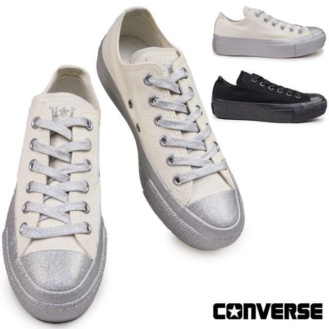 コンバース スニーカー レディース オールスター PLTS グリッターボトム OX ローカット 厚底 ラメ ALL STAR PLTS GLITTERBOTTOM OX