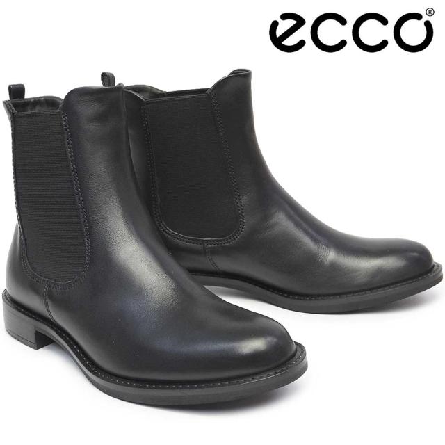 エコー レディース ブーツ SARTORELLE サイドゴア ブーツ 25mm 266503 チェルシースタイル レザー ブラック ECCO SARTORELLE SIDE GORE BOOT 25MM