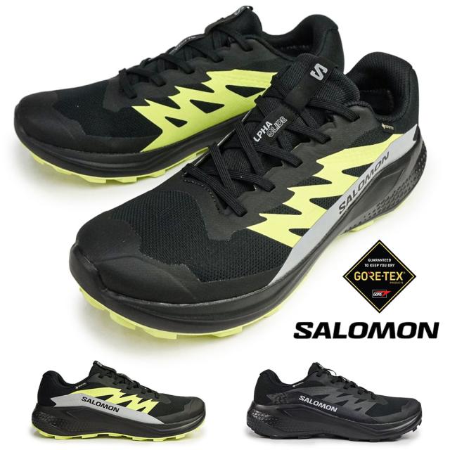サロモン メンズ 防水 軽量 スニーカー アルファ グライド GTX ハイキング アウトドア ゴアテックス ローカット SALOMON