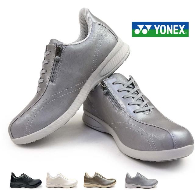 ヨネックス シューズ レディース パワークッション ウォーキングシューズ SHWL130W ハンズフリー スニーカー 幅広 4.5E 撥水 YONEX
