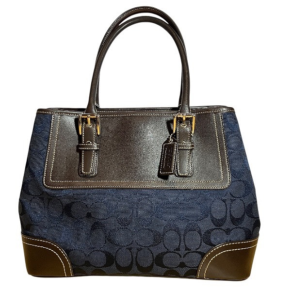 コーチ COACH シグネチャー F11220 バッグ トートバッグ レディース【中古】