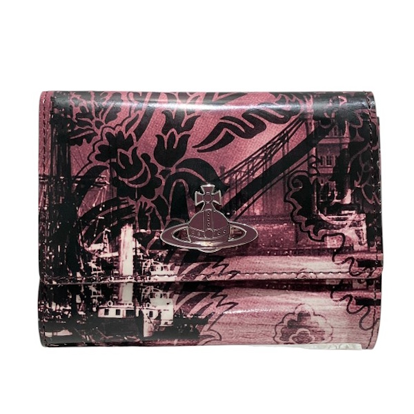 ヴィヴィアン・ウエストウッド ロンドンブリッジ レザー 3つ折り財布 レディース【中古】